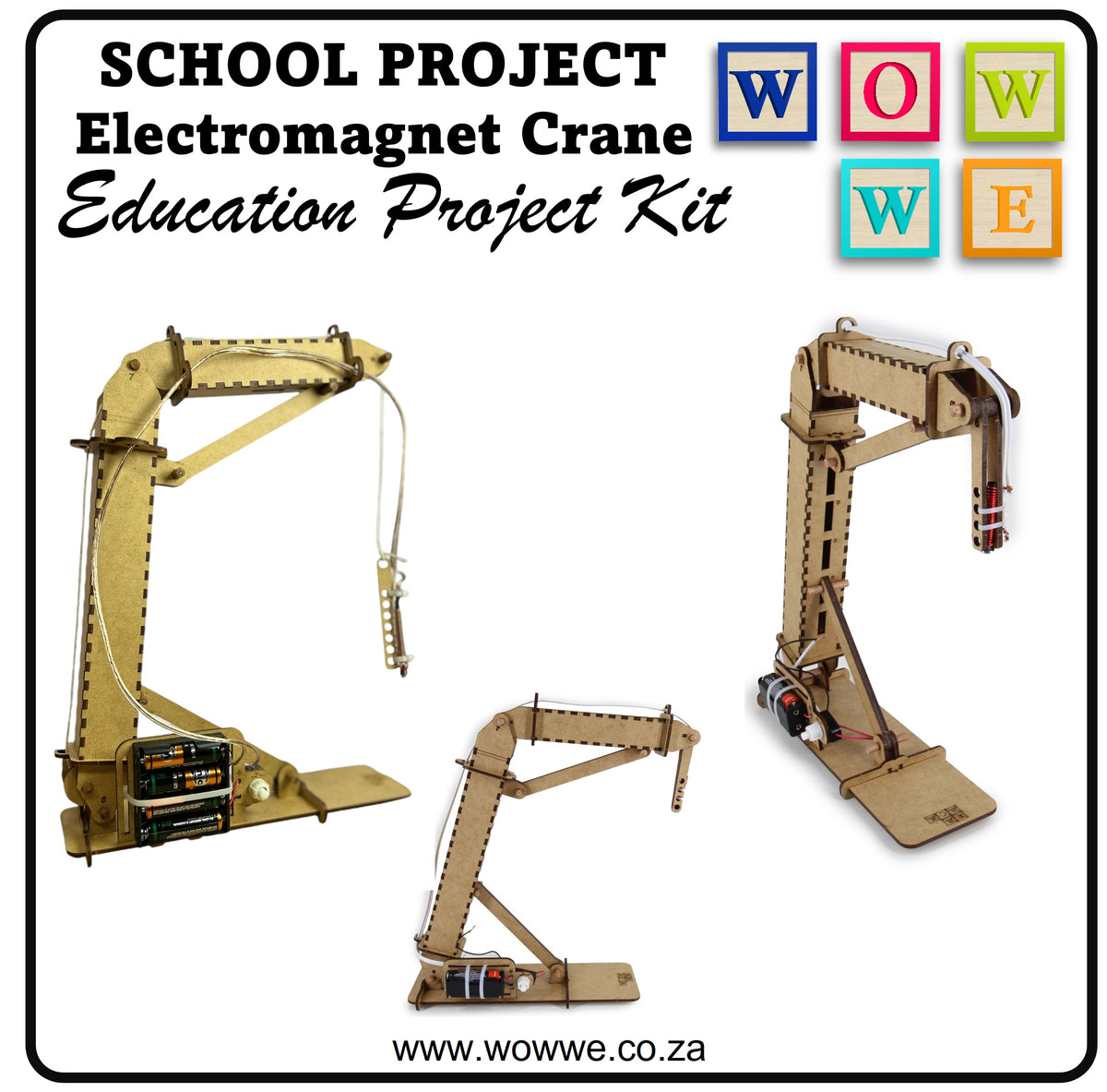 School Projects Kit | Electromagnet Crane (SP_03A) – WOW WE
